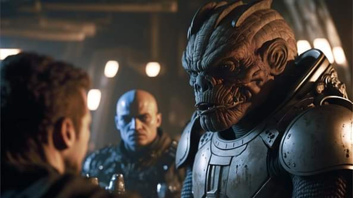 Mass Effect AI Art Looks Spectacular...Even Though Wrex Is a Gorilla ...