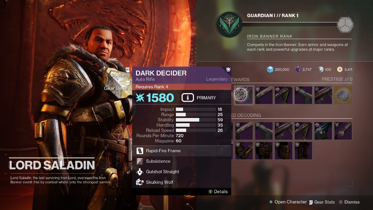 How To Get The Dark Decider Auto Rifle & What The God Roll For It Is In ...