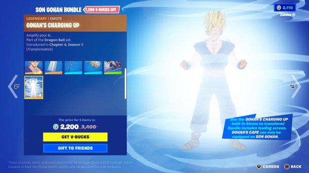 All New Dragon Ball Cosmetics in Fortnite 23.30 Update - Twinfinite