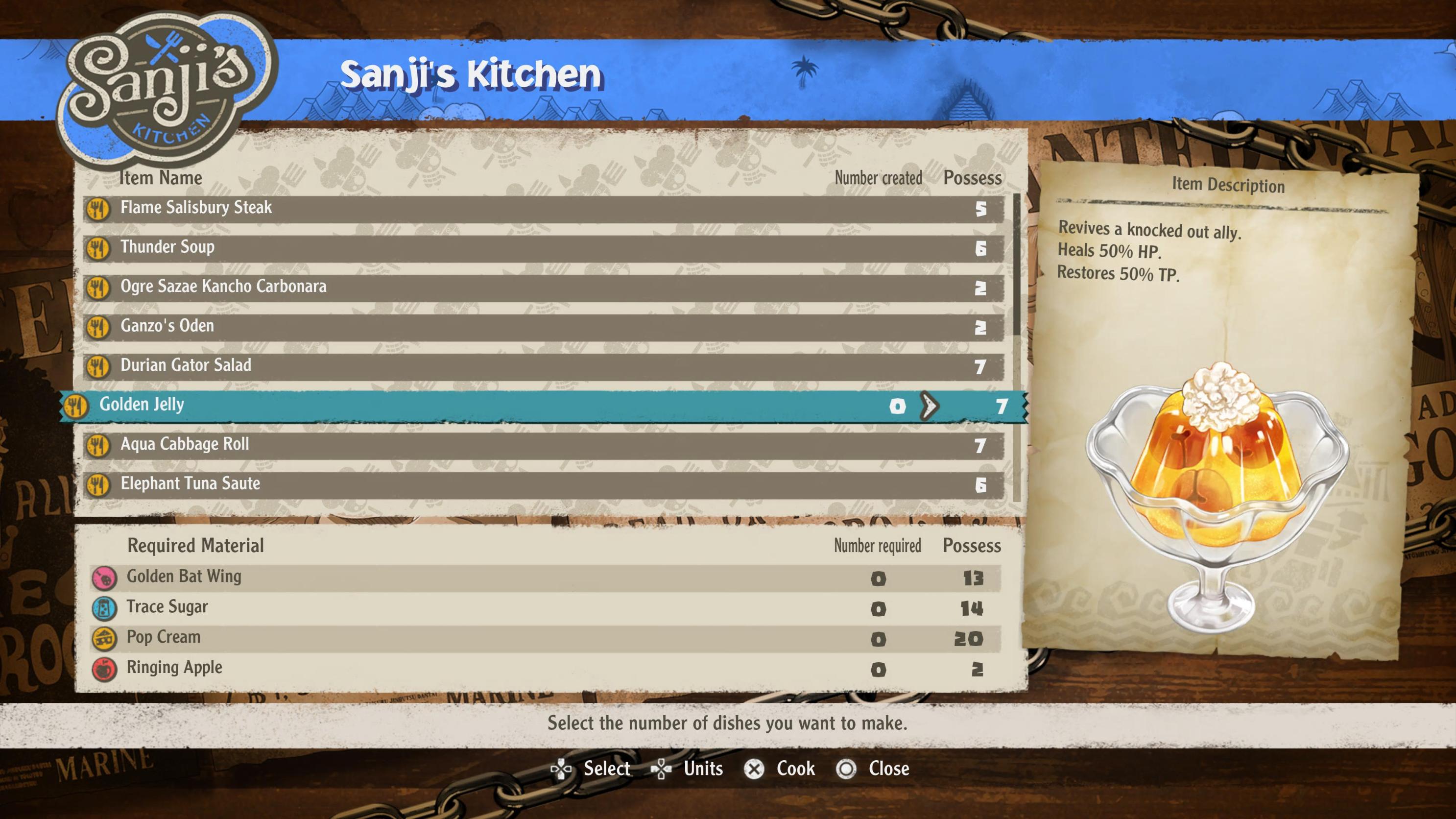 How to Cook & Use Food in One Piece Odyssey - Twinfinite