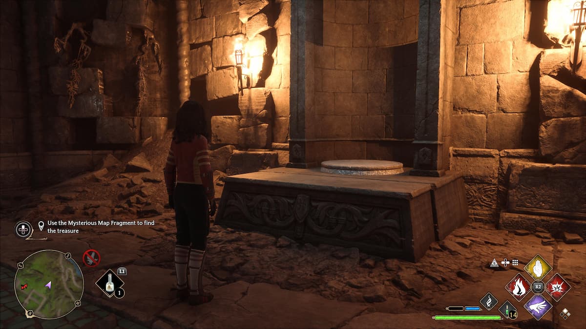 How to Complete Cursed Tomb Treasure in Hogwarts Legacy - Twinfinite