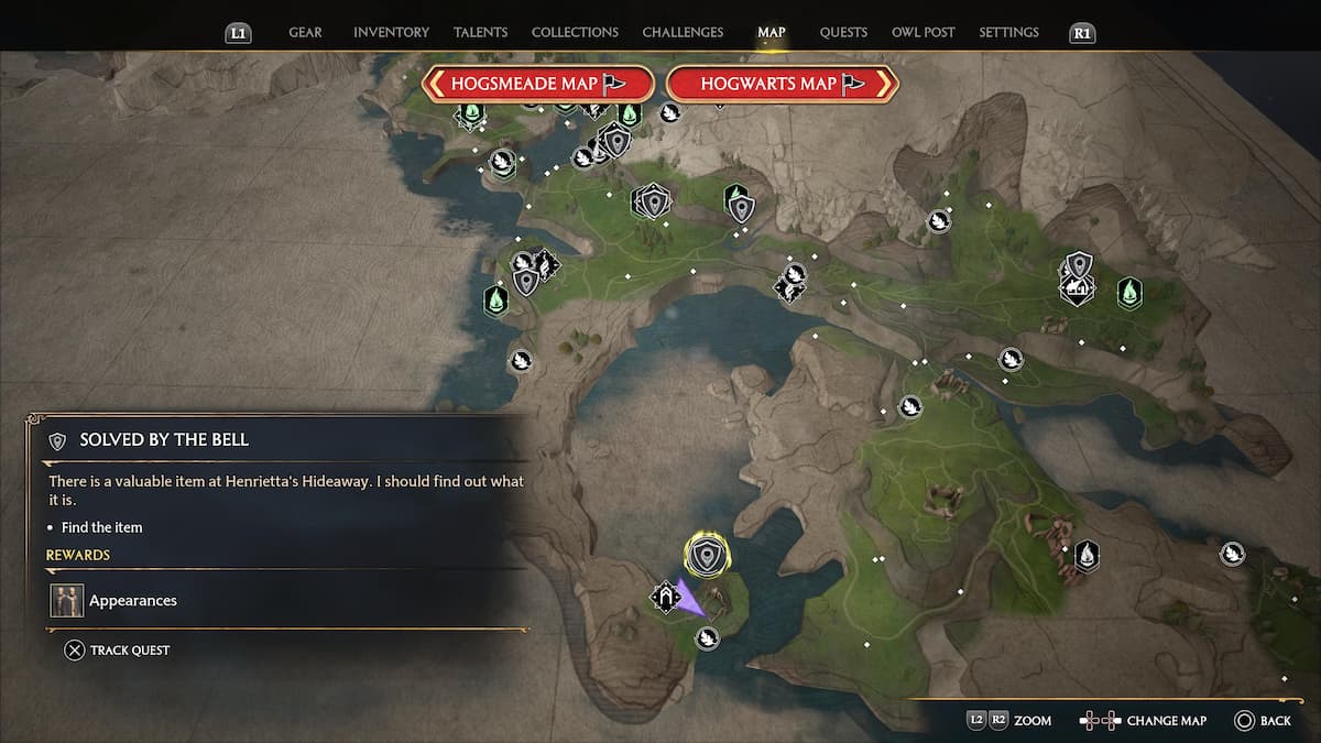 How to Get & Use Henrietta's Map in Hogwarts Legacy