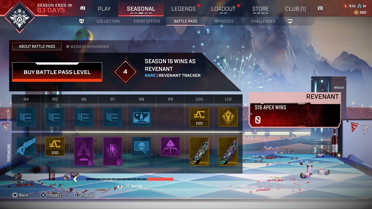 Everything included in the Apex Legends Season 16 Battle Pass - Twinfinite