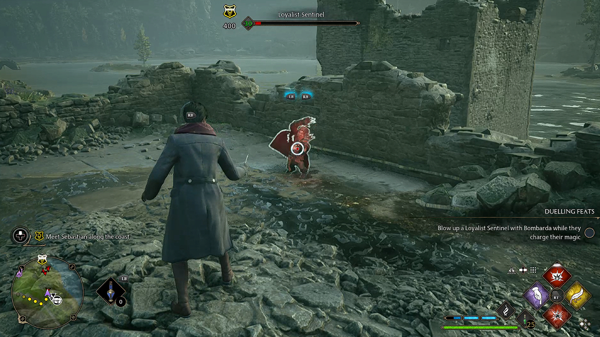 How to Blow up Loyalist Sentinel With Bombarda While They Charge Magic ...