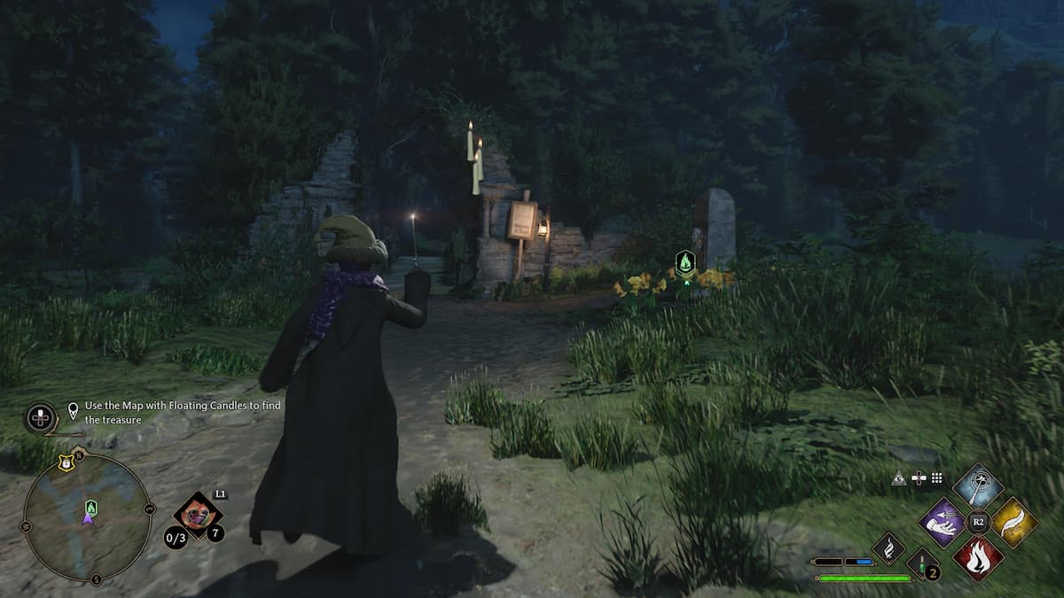 How to Solve the Floating Candles Map in Hogwarts Legacy - Twinfinite