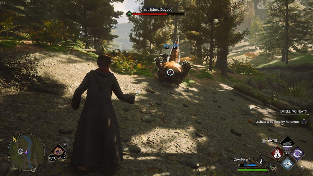 How to Flip a Dugbog on Its Back in Hogwarts Legacy - Twinfinite