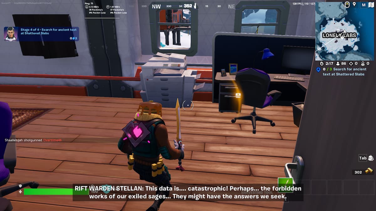 Where to Search Papers at Lonely Labs in Fortnite - Twinfinite
