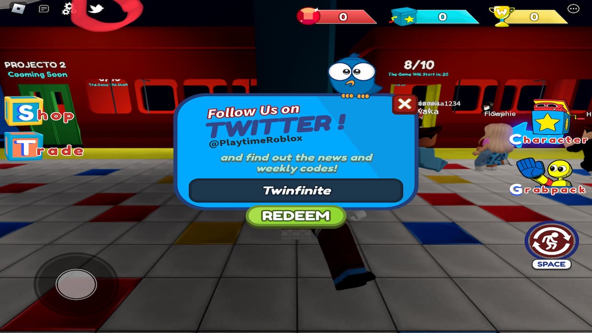 All Project Playtime Codes in Roblox (April 2024) - Twinfinite