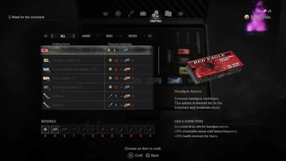 How to Craft Items in Resident Evil 4 Remake