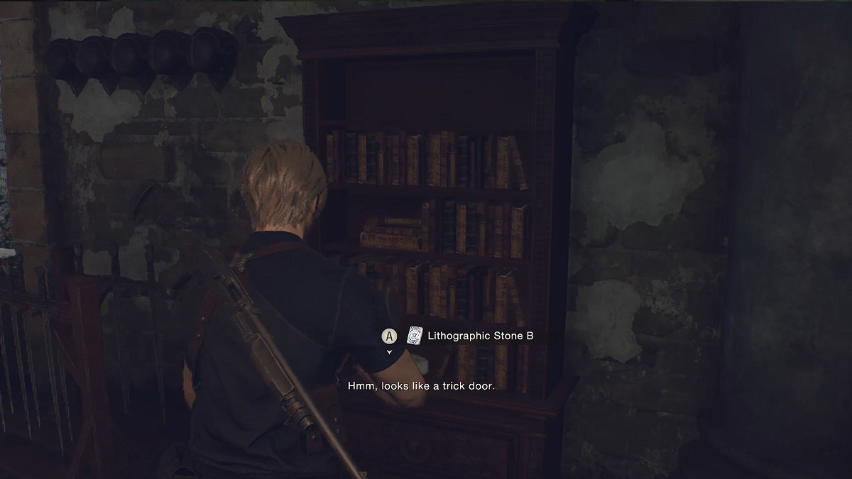 Resident Evil 4 Remake Bindery Room Lithographic Stone Puzzle Solution - Twinfinite