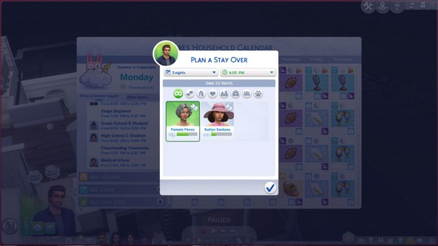 How To Start & End a Stay Over in Sims 4 Growing Together - Twinfinite