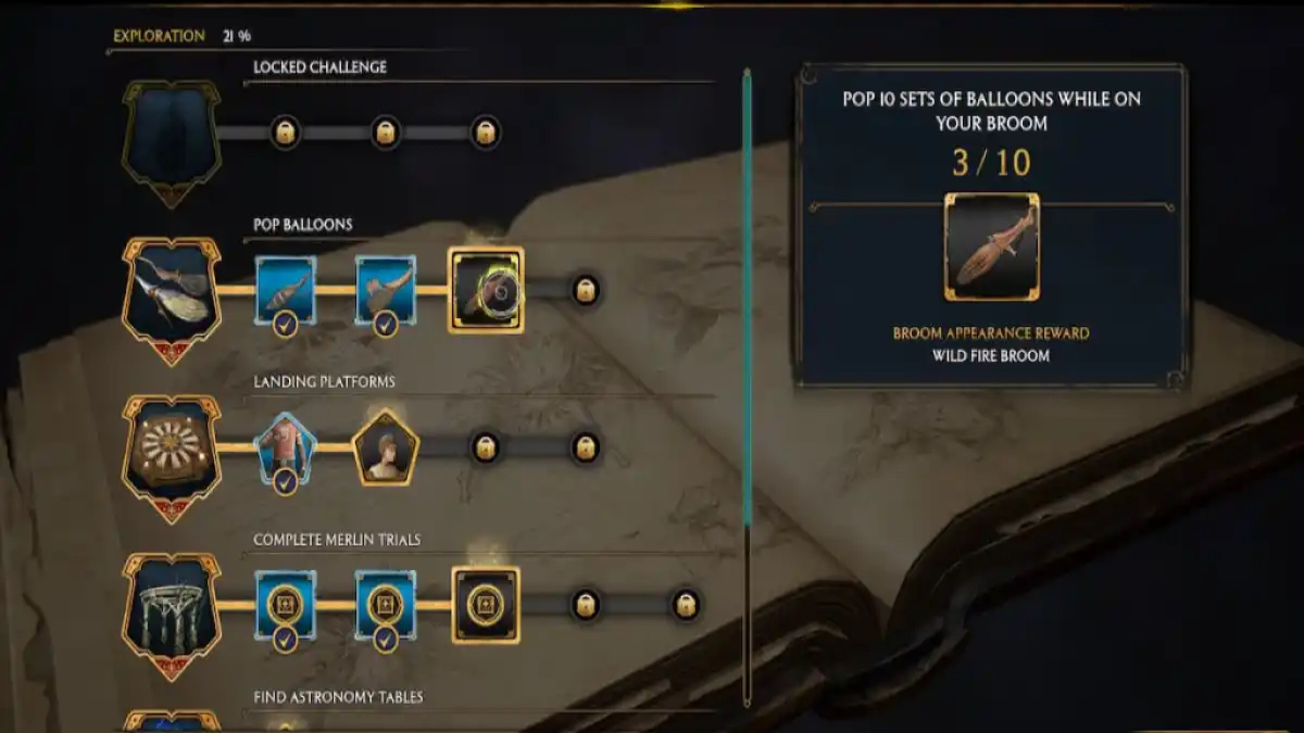 All Exploration Challenges & Rewards in Hogwarts Legacy - Twinfinite