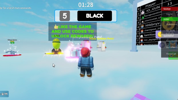 Roblox Color Hide and Seek Codes (November 2023) - Twinfinite