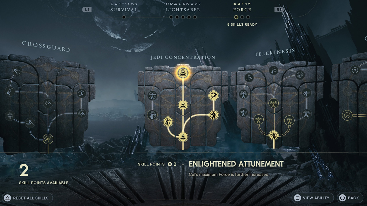 How to Increase Maximum Force in Star Wars Jedi: Survivor - Twinfinite