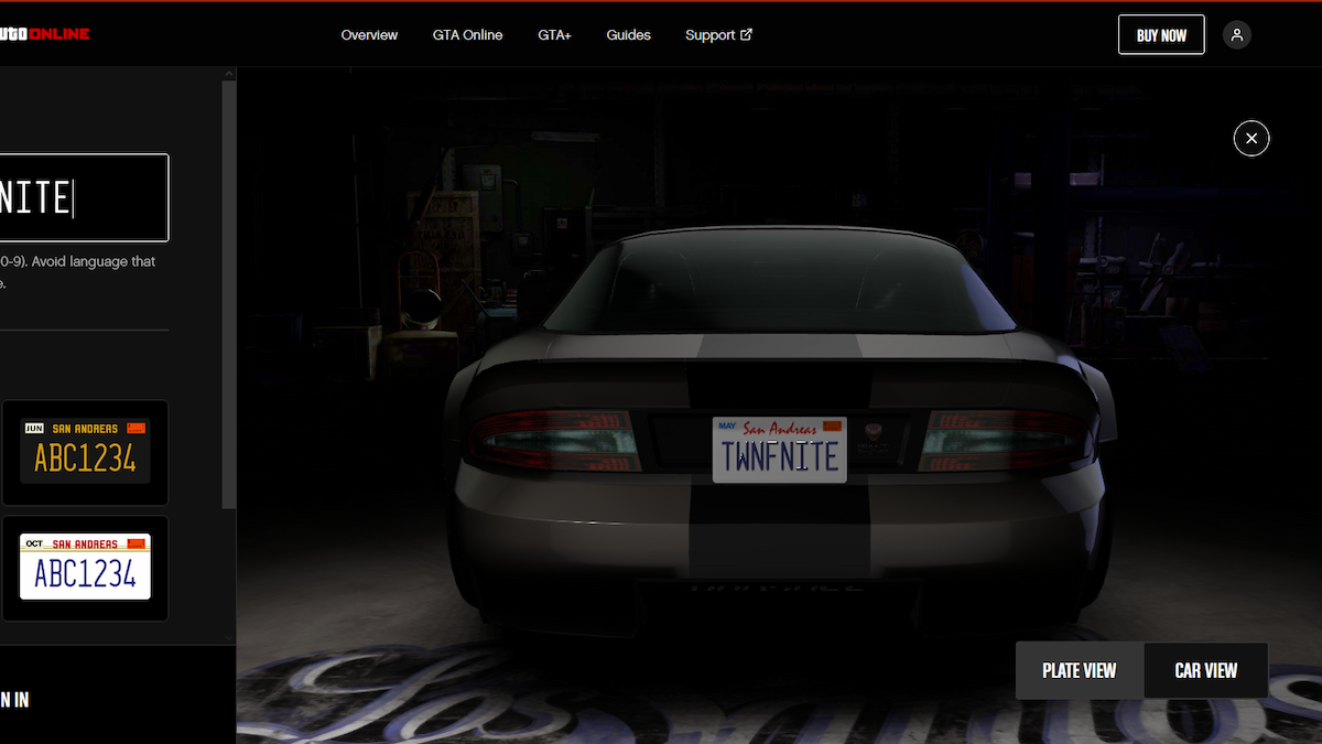 How To Customize Your License Plates in GTA V - Twinfinite