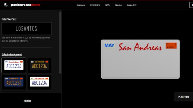 How To Customize Your License Plates in GTA V - Twinfinite