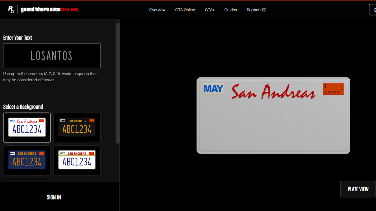 How To Customize Your License Plates in GTA V - Twinfinite