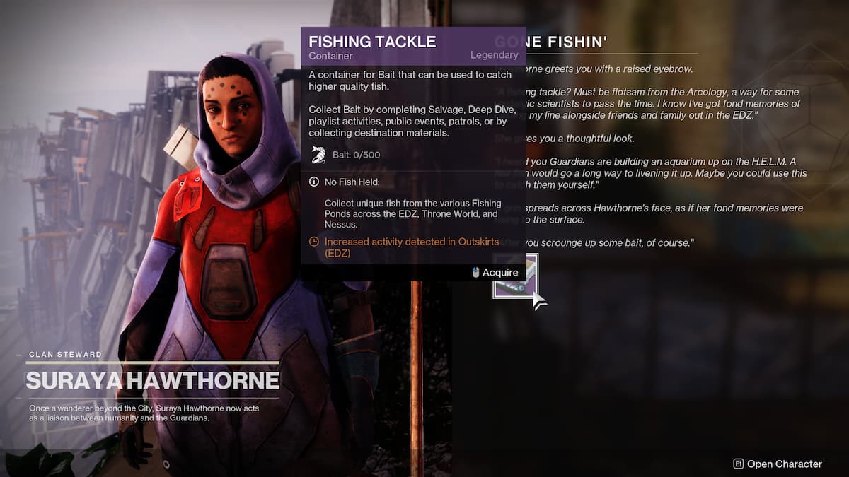 How to fish in Destiny 2 - Gone Fishin Quest Guide - Twinfinite