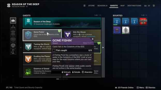 How to fish in Destiny 2 - Gone Fishin Quest Guide - Twinfinite