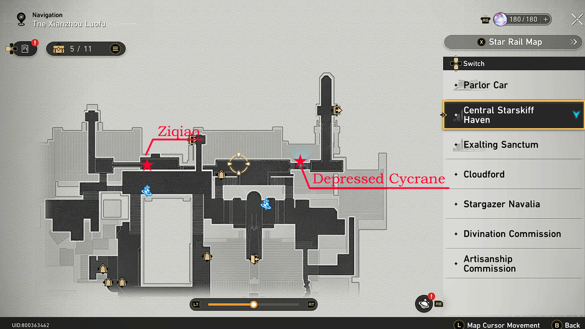 All Lost Cycranes & Ziqiao Locations in Honkai: Star Rail - Twinfinite