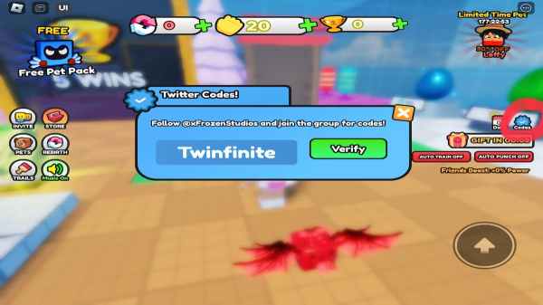 Punch a Friend Codes - Twinfinite