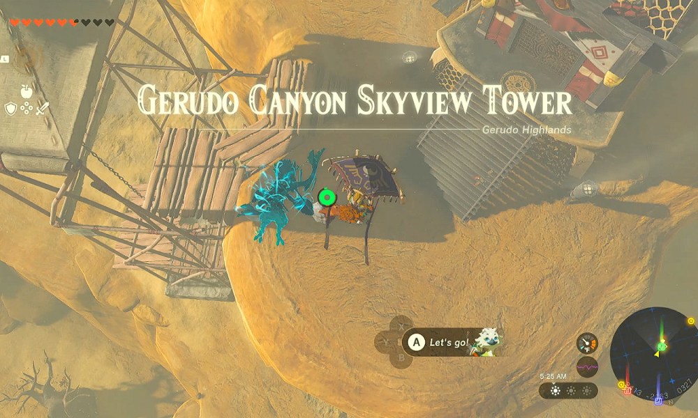 How to Unlock Gerudo Canyon Skyview Tower in Zelda: Tears of the Kingdom