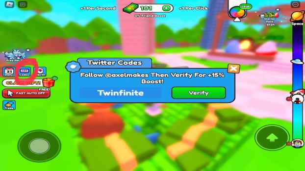 +1 Money Every Click Codes - Twinfinite