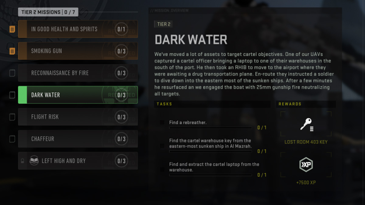 How To Complete Dark Water Mission in Warzone DMZ - Twinfinite