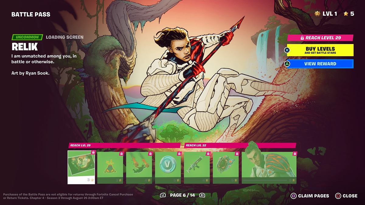 All Fortnite Chapter 4 Season 3 Battle Pass Items & Rewards - Twinfinite