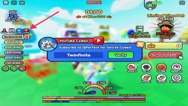 Snail Race Codes - Twinfinite