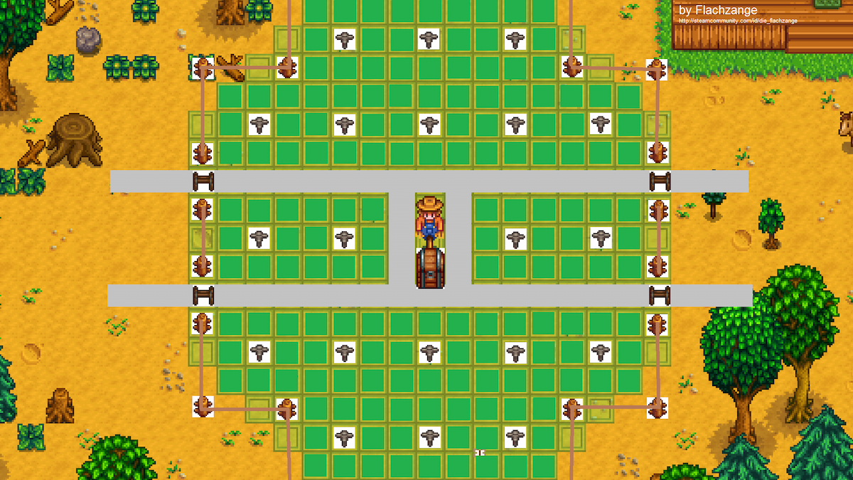 Best Sprinkler Layouts in Stardew Valley - Twinfinite