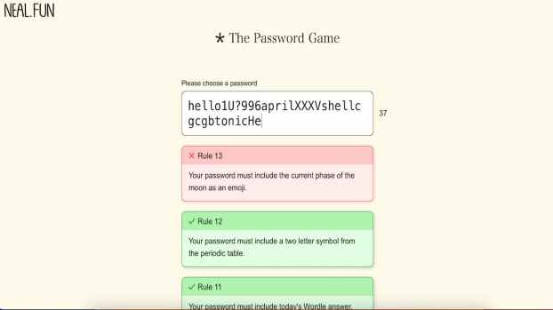 How to Beat Rule 13 in The Password Game - Twinfinite