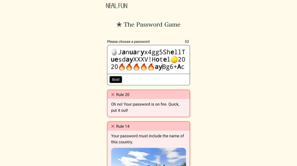How To Beat Rule 20 in The Password Game - Twinfinite