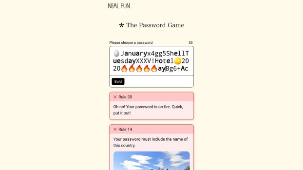 How To Beat Rule 20 in The Password Game - Twinfinite