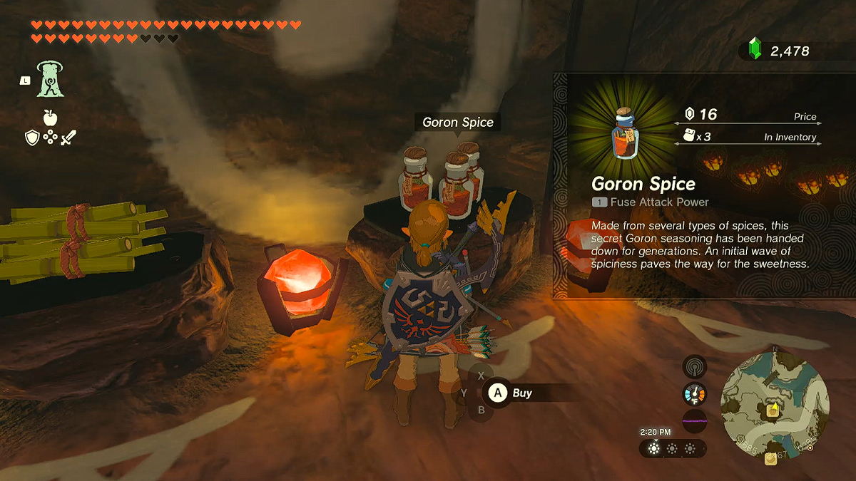 How to Get & Use Goron Spice in Zelda: Tears of the Kingdom - Twinfinite