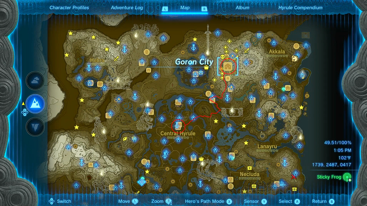How to Get to Goron City in Zelda: Tears of the Kingdom - Twinfinite