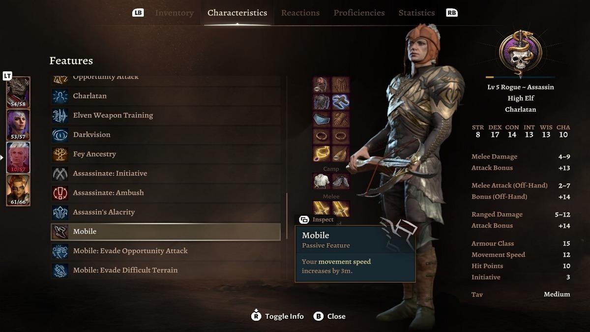 Best Rogue Feats in Baldur's Gate 3 - Rogue Feats in BG3 - Twinfinite