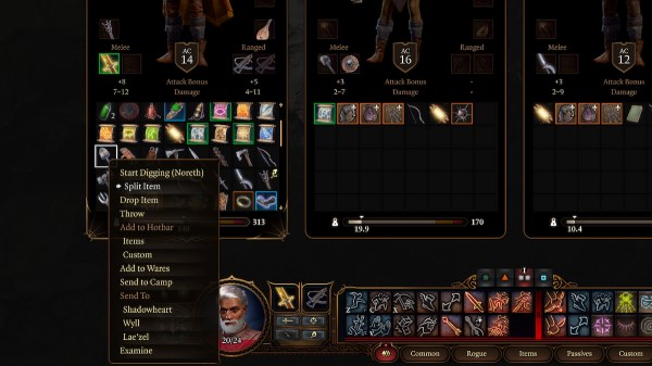 How to Split Items in Inventory in Baldur's Gate 3 (BG3) - Twinfinite