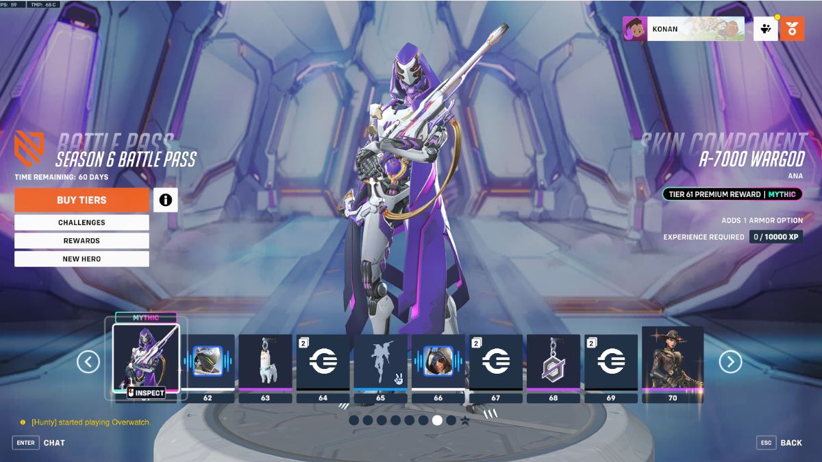 All Overwatch 2 Season 6 Battle Pass Tier Rewards - Twinfinite