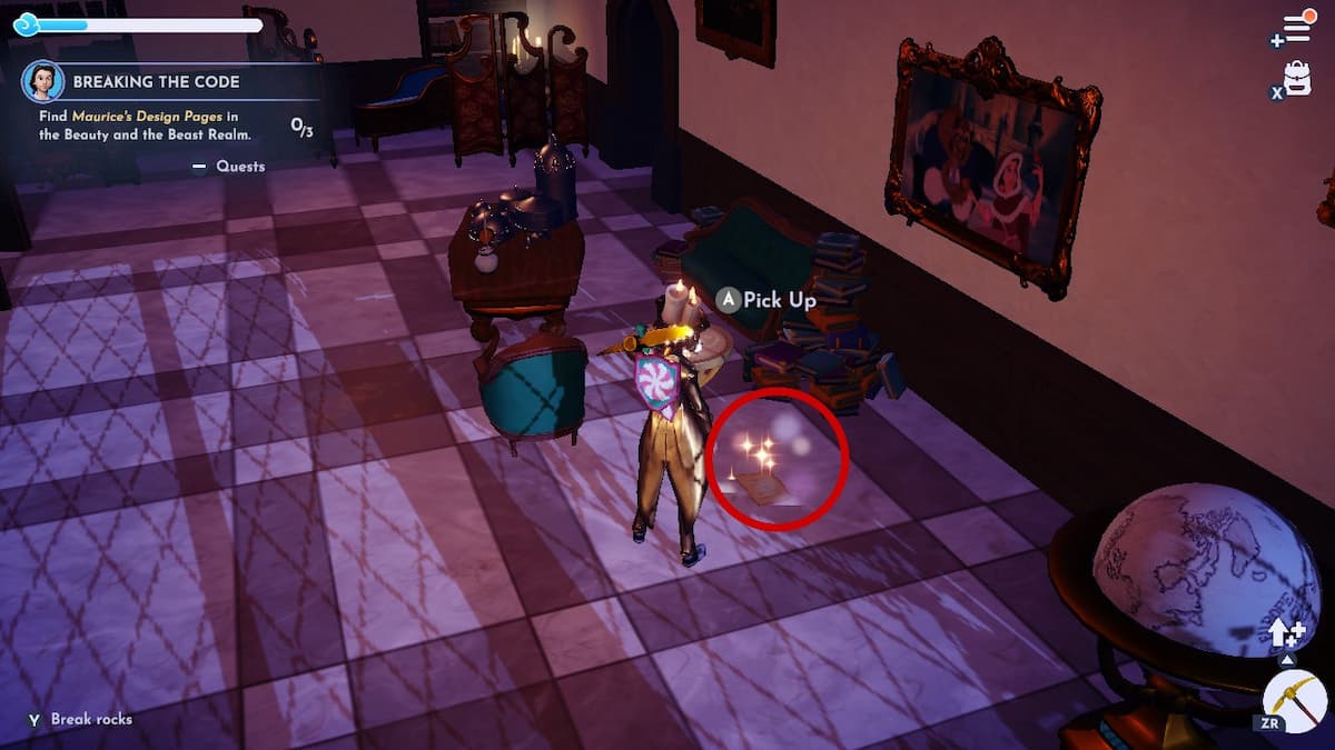 How to Find Maurice's Design Pages in Disney Dreamlight Valley Breaking the Code Quest - Twinfinite