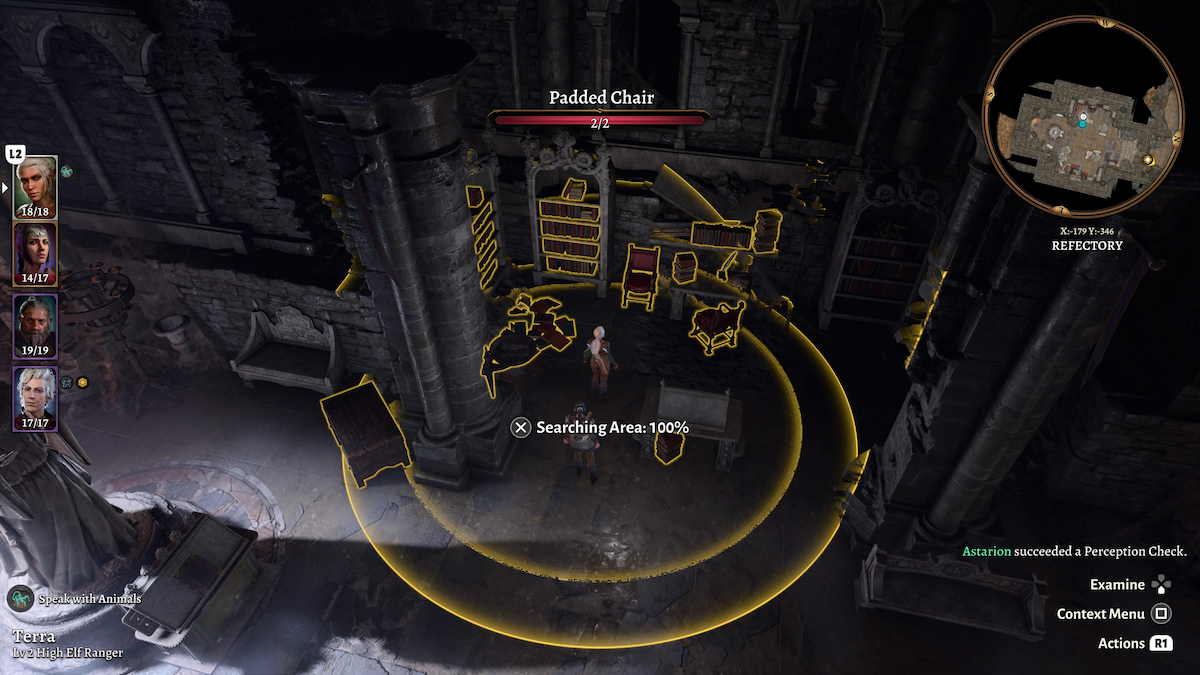 How to Use Active Search in BG3, Baldur's Gate 3 Search Circle ...