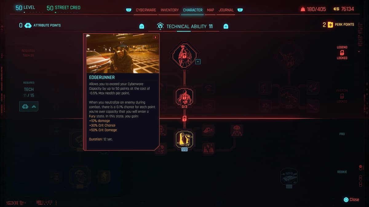 All Edgerunners Perks in Cyberpunk 2077's 2.0 Update & What They Do ...