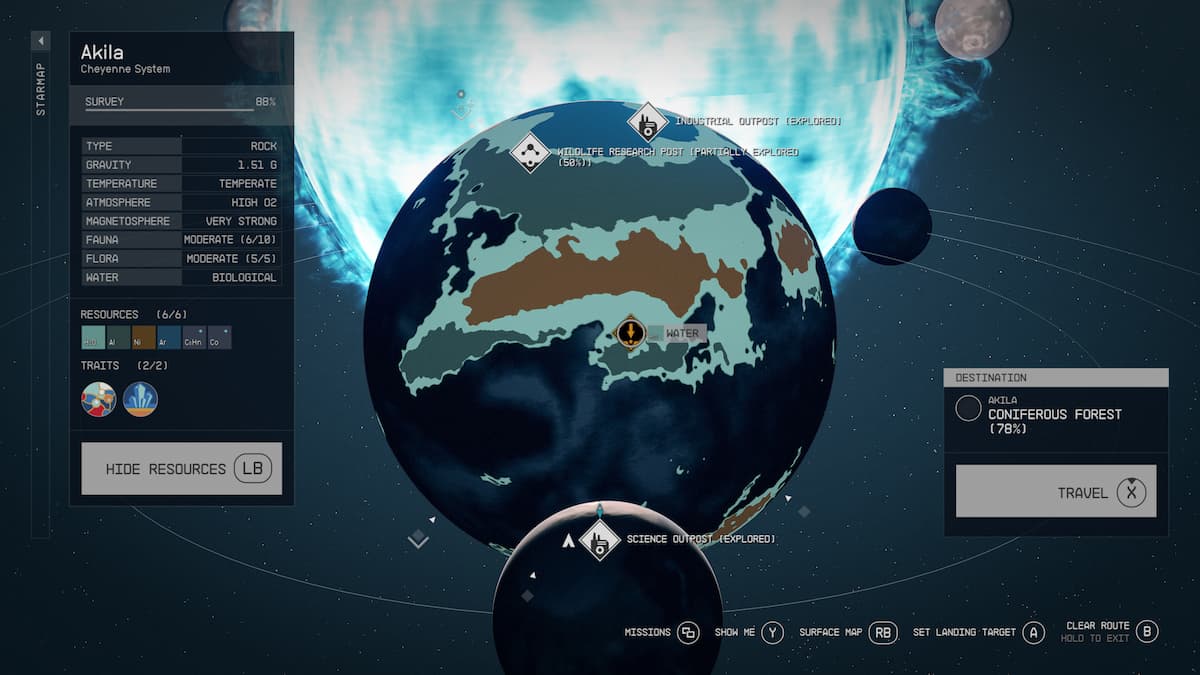Starfield Surveying Planets Explained: How to Reach 100% Planet Survey ...