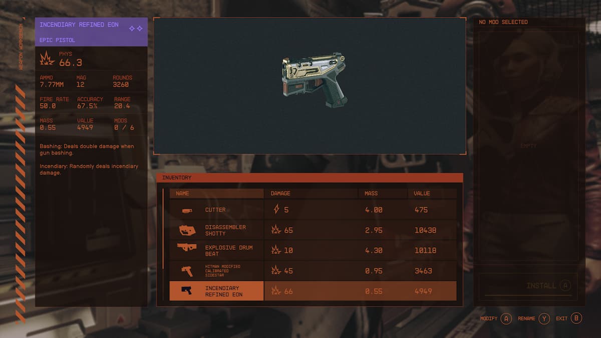 How to Mod Weapons in Starfield - Twinfinite