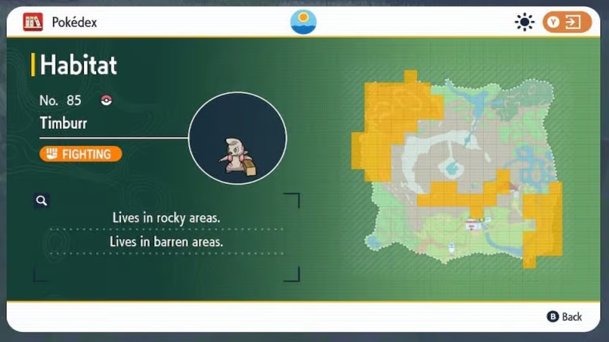 Pokemon Scarlet & Violet: Where To Catch Timburr & How To Evolve into ...