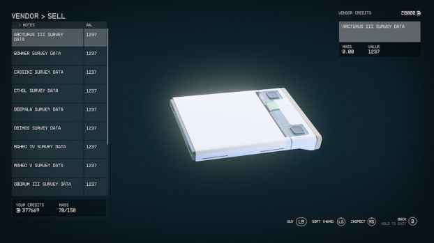 How to Sell Survey Slates in Starfield - Twinfinite