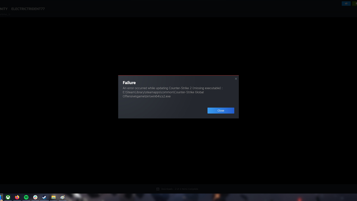 How to Fix Missing Executable Counter-Strike 2 Error for CS2 - Twinfinite