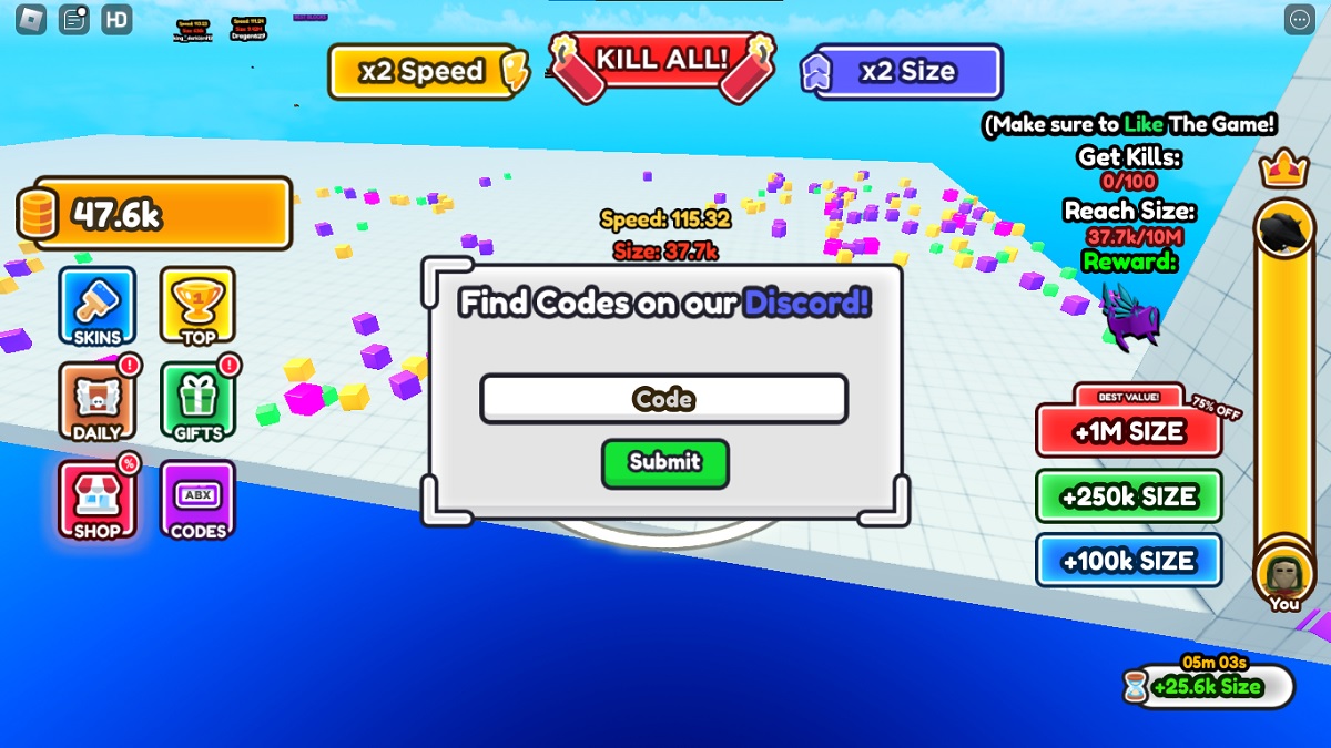 Block Eating Simulator Codes (September 2023) - Twinfinite