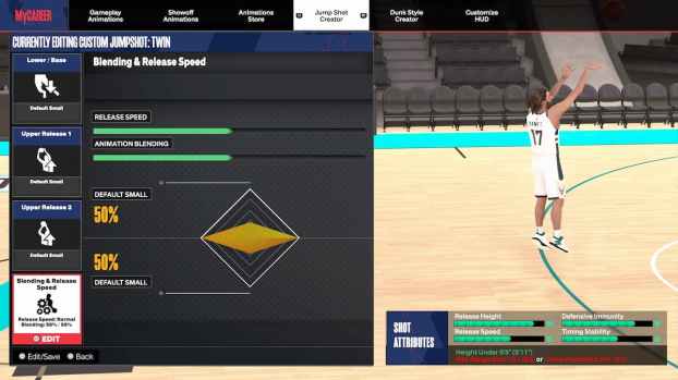 How to Use NBA 2K24 Jump Shot Creator - Twinfinite