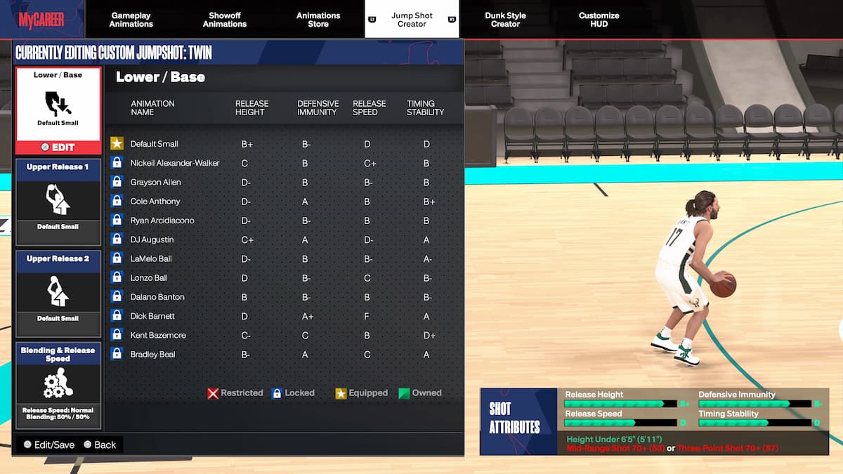 How to Use NBA 2K24 Jump Shot Creator - Twinfinite